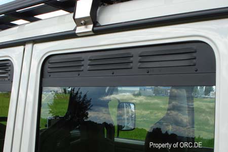 Mercedes G-Class Window Vents REAR DOORS.